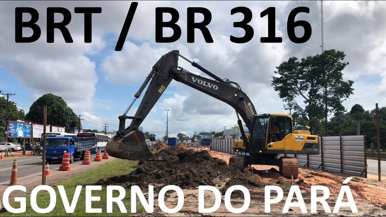 Começa As Obras No Brt Na BR 316 (Nova BR 316 Brt Metropolitano) - YouTube