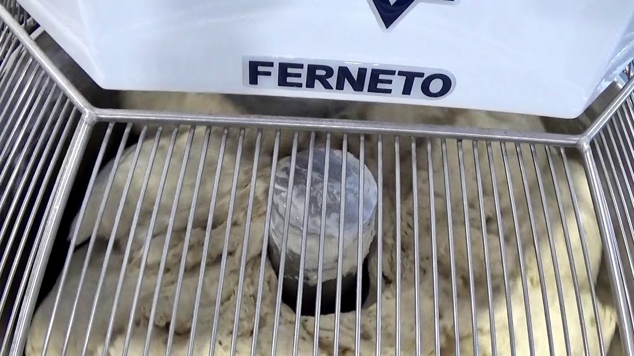 Spiral mixer - AEF - Ferneto - bakery - YouTube