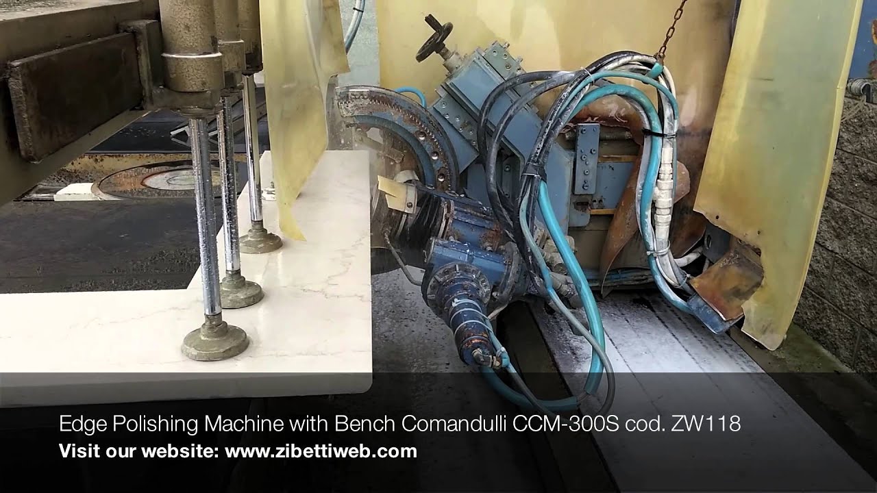 Zibetti - Edge polishing machine Comandulli FOR SALE CCM-300S cod ...