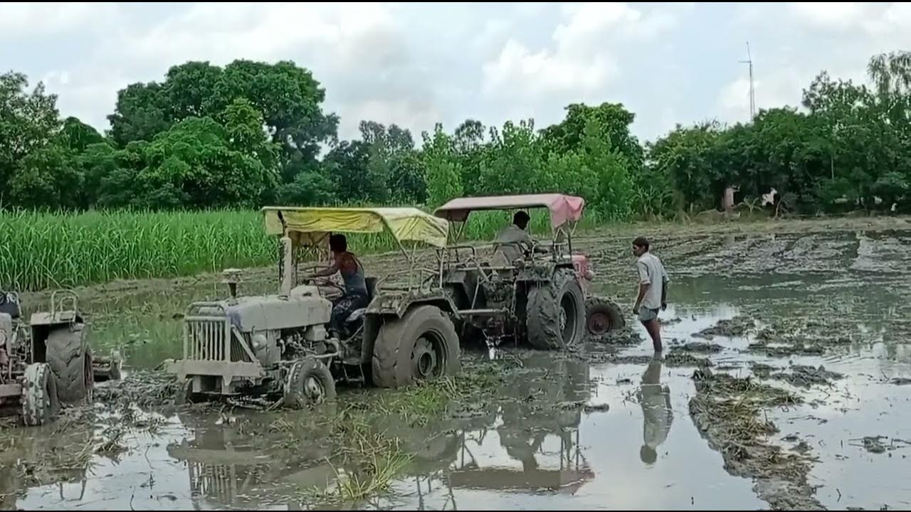 swaraj 960 Mahindra 585 do 3230 sonalika 745 Swaraj 855 ab tk 30 tacter fs Gye h es khet me ...