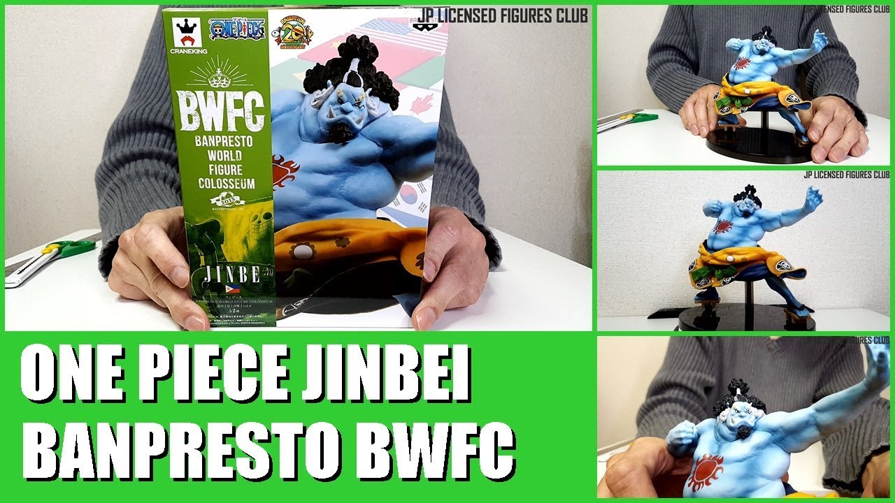 JINBE JINBEI BWFC Figure One Piece BANPRESTO Unboxing - YouTube