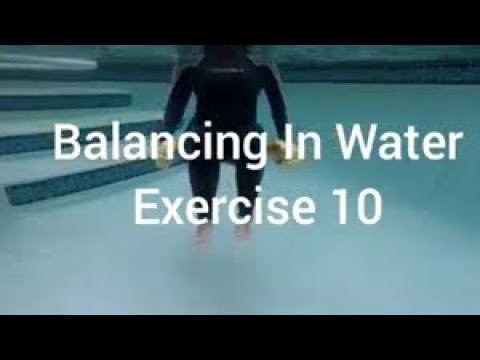 Swimming Lessons For Adults. Strength Exercise For Balancing In Water ...