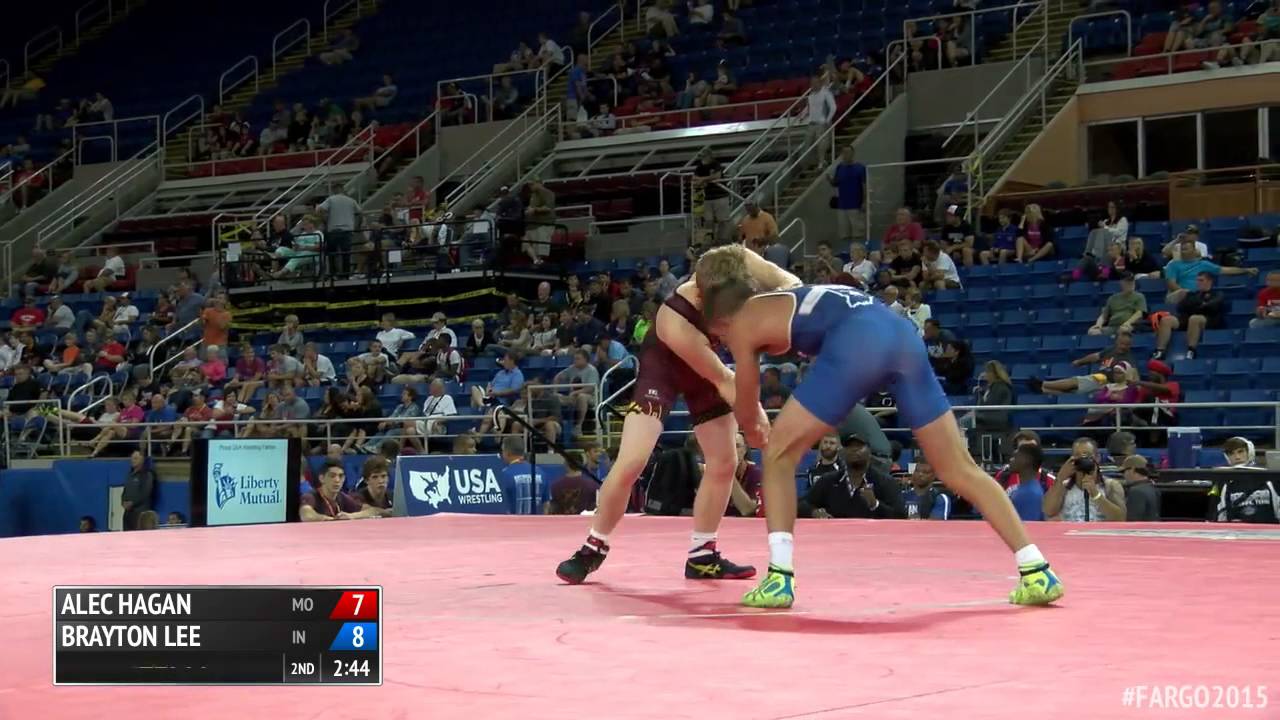 132 Cons. Round 10 - Brayton Lee (Indiana) vs. Alec Hagan (Missouri ...