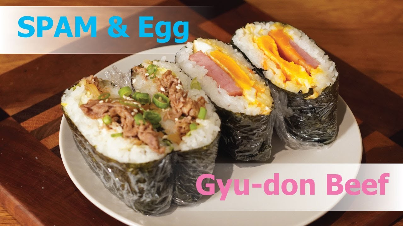 Rice Sandwich [Onigirazu] Toddler loves. SPAM & EGG Rice Sandwich, Gyu ...