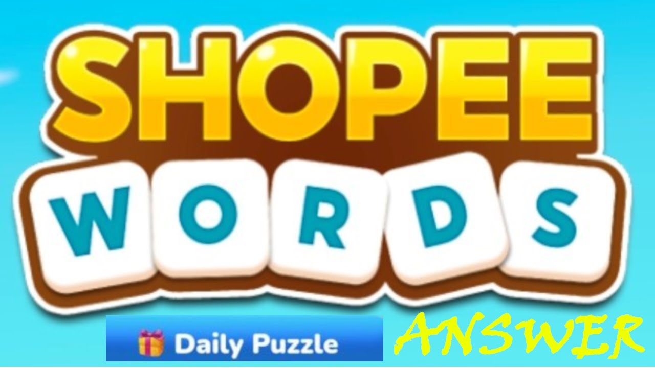 【Shopee Words】Daily Puzzle Answer - 6 May 2022 - YouTube
