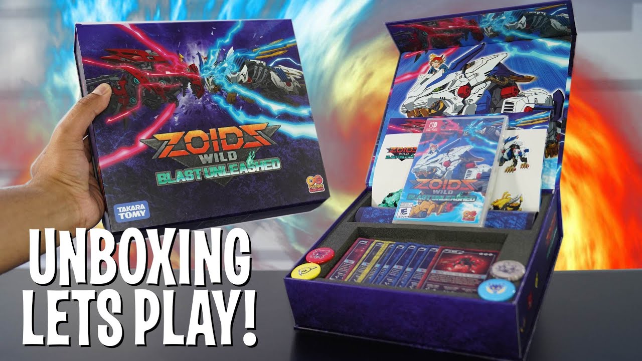 Zoids Wild: Blast Unleashed - Exclusive Unboxing & Lets Play! - YouTube