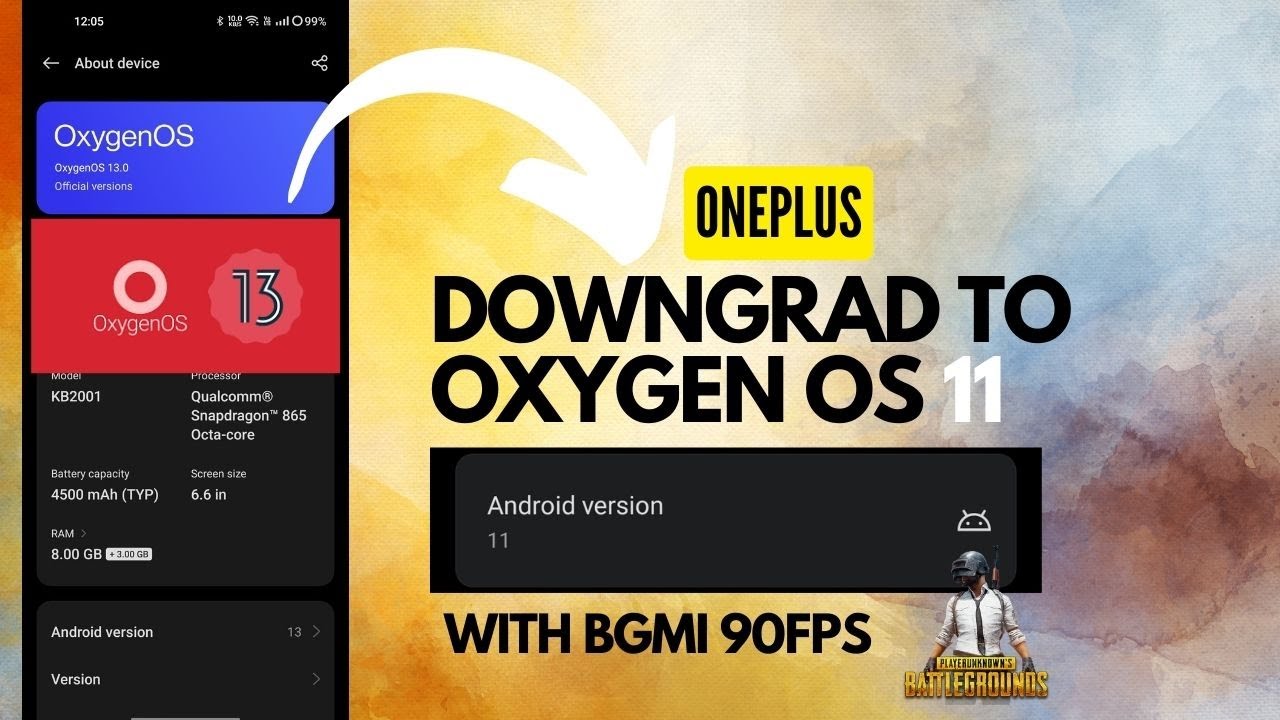 Downgrade Oxygen OS 12/13 to Oxygen OS 11 | Oneplus - YouTube