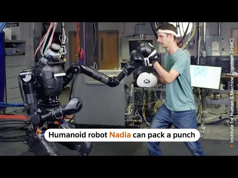 Robot packs a punch against human opponent | Reuters - YouTube
