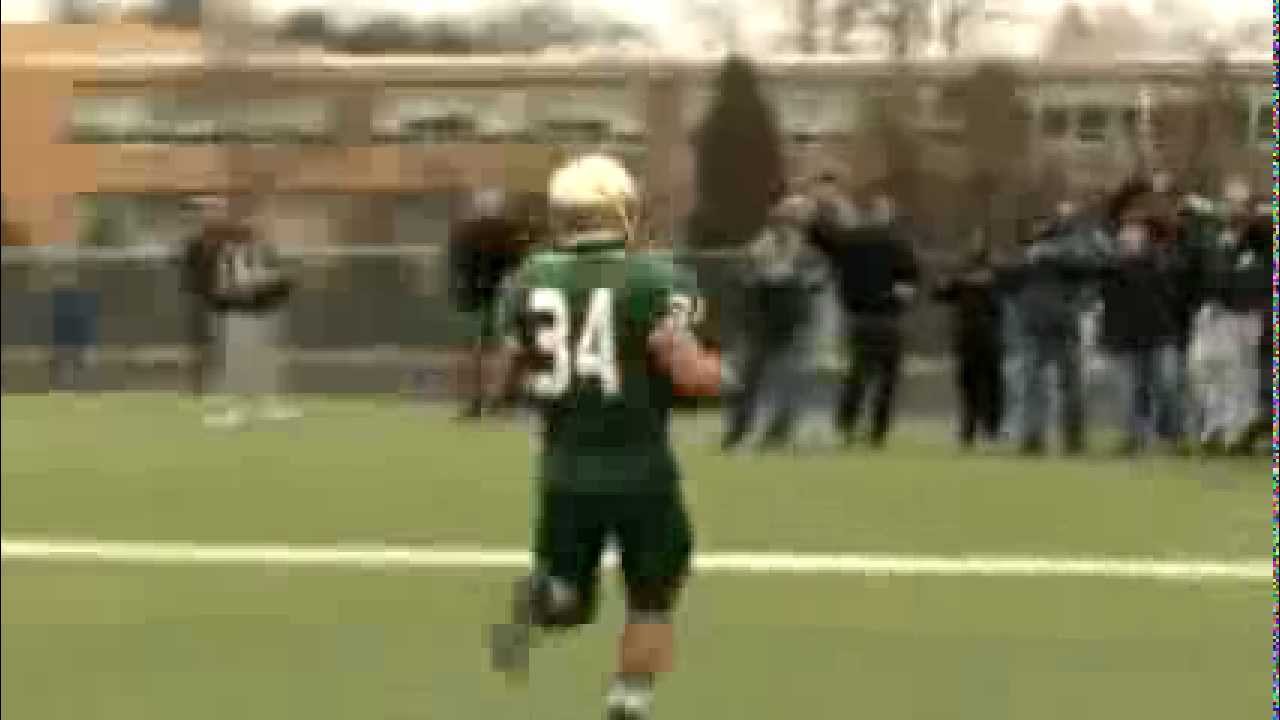 Mark Fossati (#34) of SJR - Breaks Many Tackles for TD - YouTube