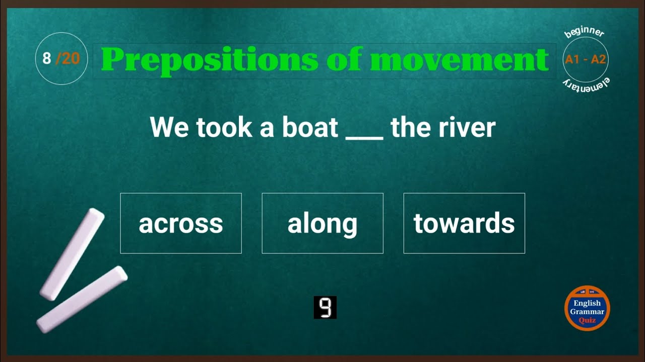 New! 20 #quiz + explanations_Prepositions of movement_ to, into ...