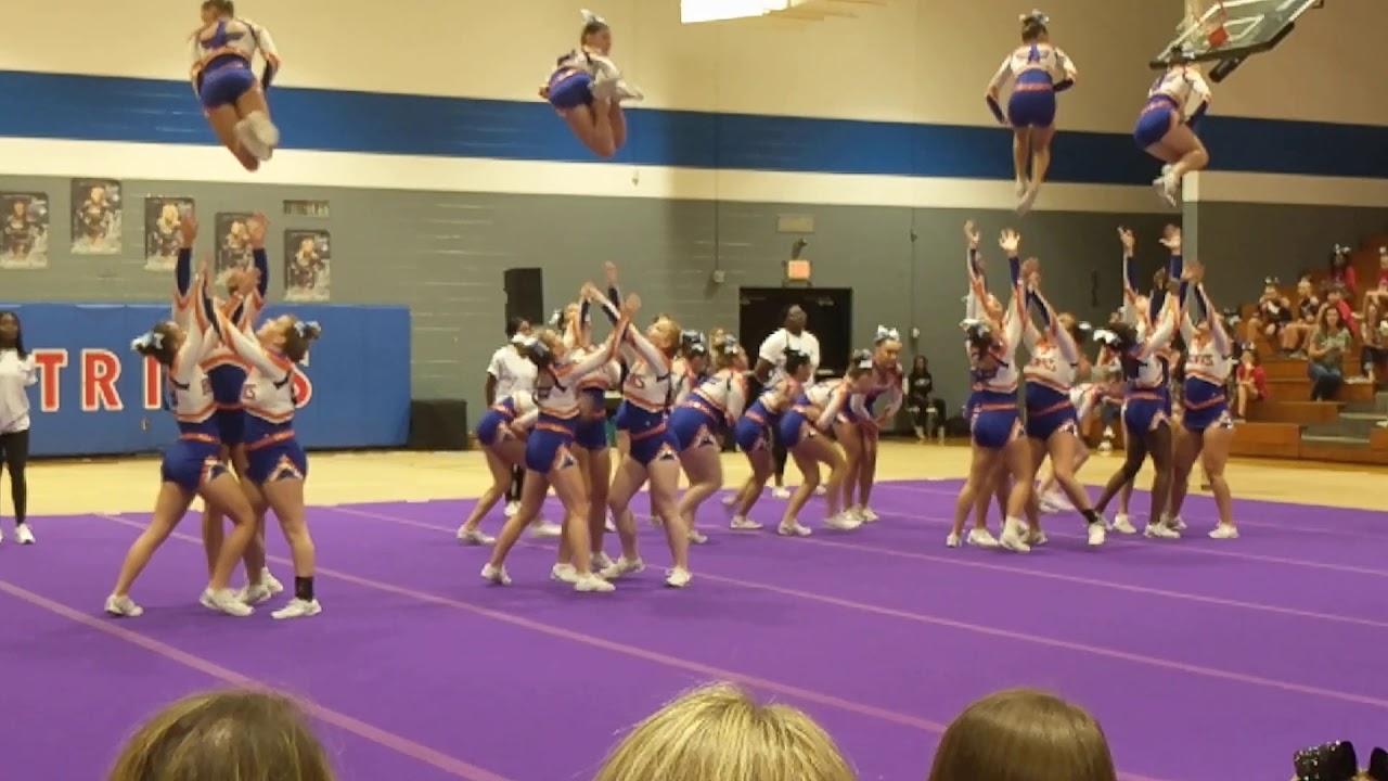 Fort Dorchester cheer competition - YouTube