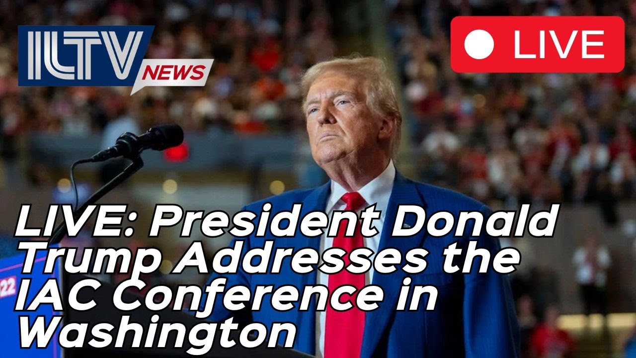 🔴LIVE: President Donald Trump Addresses the IAC Conference in ...