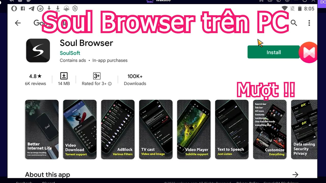 Soul Browser PC - Cách tải & sử dụng mượt trên Máy tính/ Laptop yếu ...