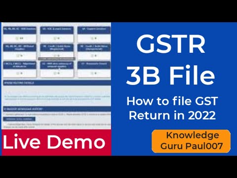 GSTR 3B filing with latest changes 🔴Live I How to file GSTR-3B | gstr ...
