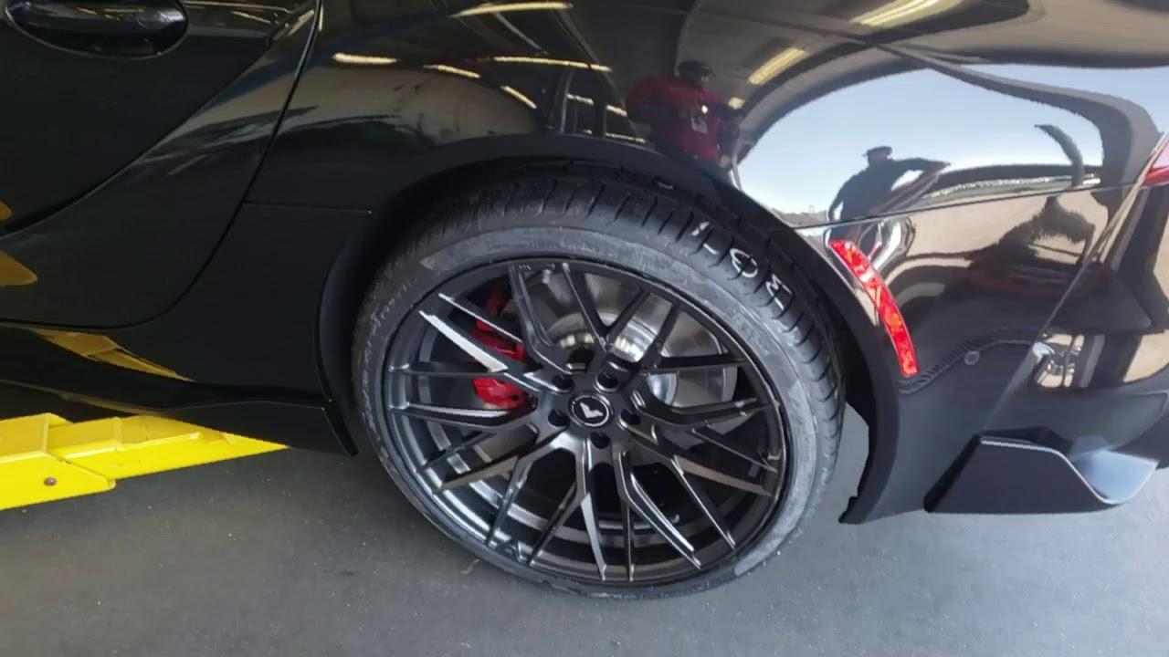 2020 Supra w/new Custom 20" Wheels & Tires. - YouTube