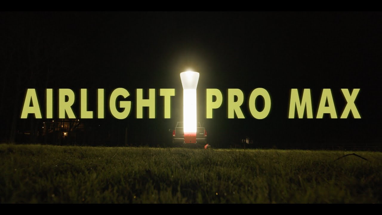 AIRLIGHT PRO MAX - Brightest Inflatable Light Tower - YouTube