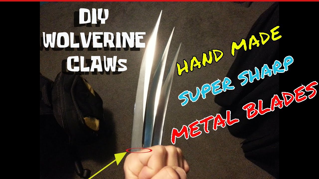 How to make claws at home || DIY At Home II Blade Claws II Wolverine ...