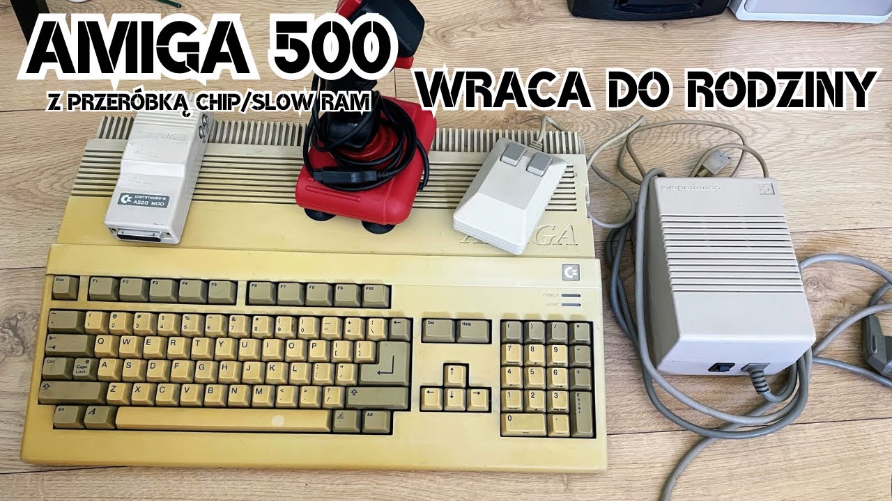 Amiga 500 wraca do rodziny / AMIGA z dzieciństwa z przeróbką CHIP/SLOW ...