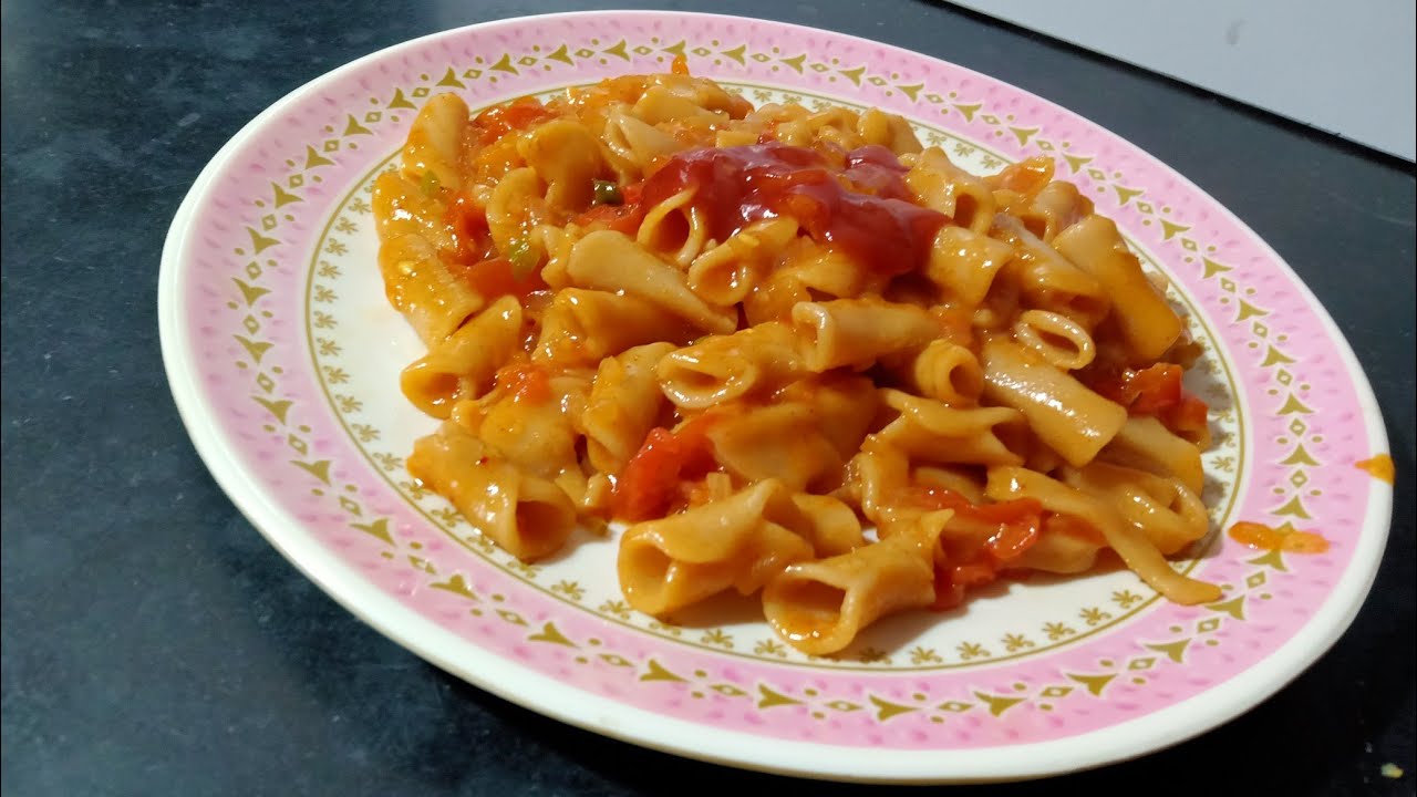 Home made atta pasta very easy and tasty_healthy pasta - YouTube