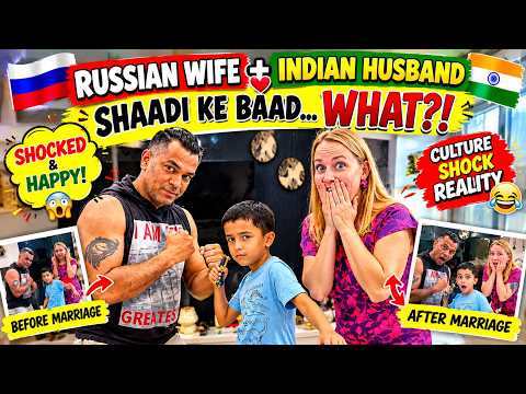 Russian Wife + Indian Husband ❤️ Shaadi Ke Baad Kya Hua? 😱
