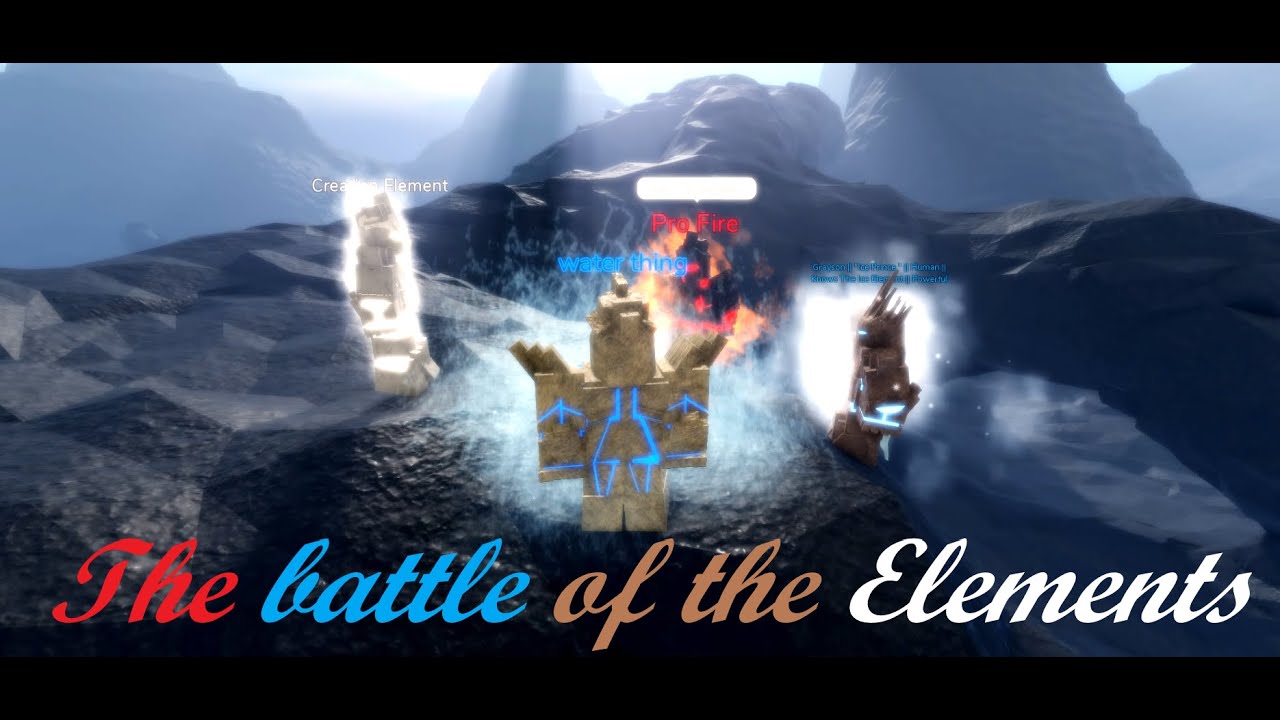 Roblox war of the elements - mundolasopa