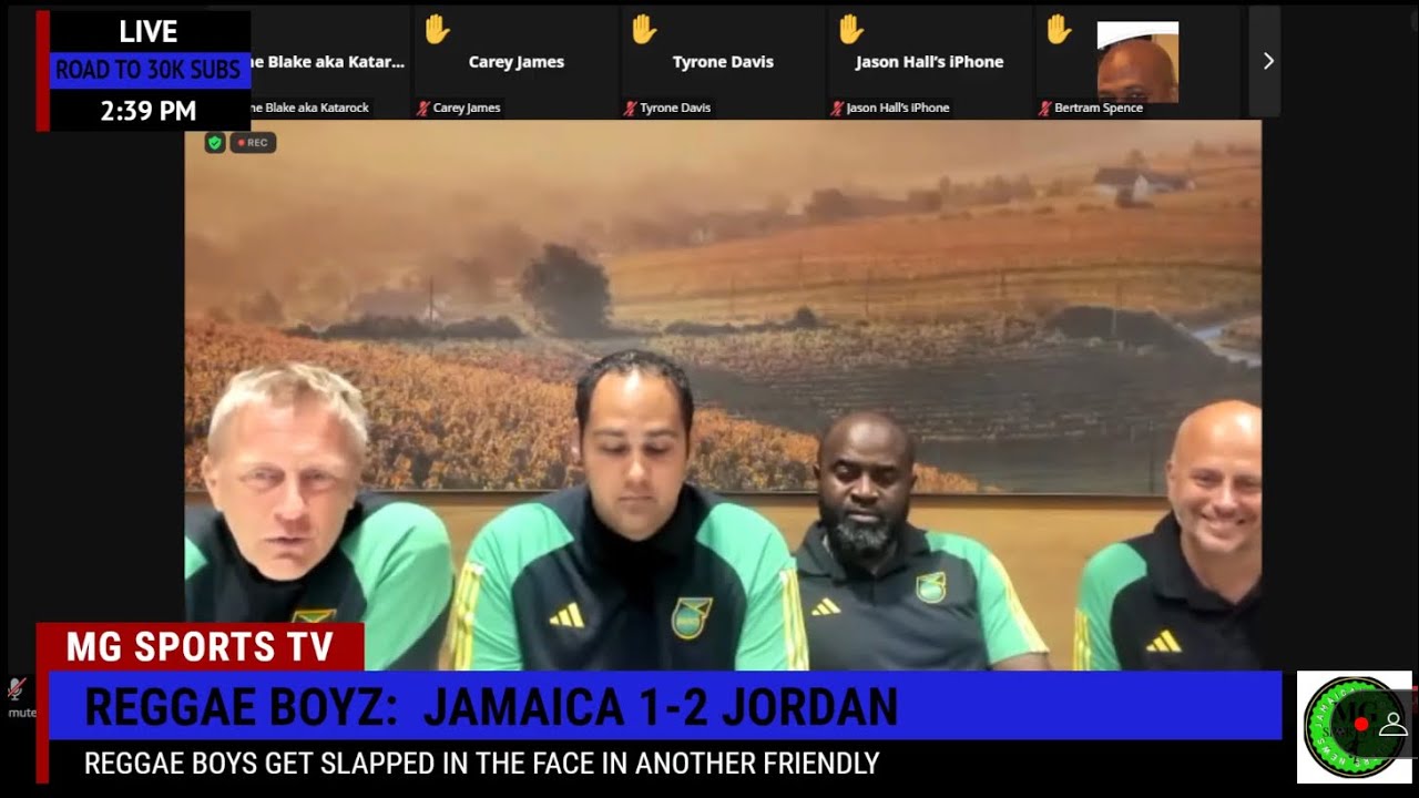 Another Defeat For The Reggae Boyz | Jamaica 1-2 Jordan Post Match ...