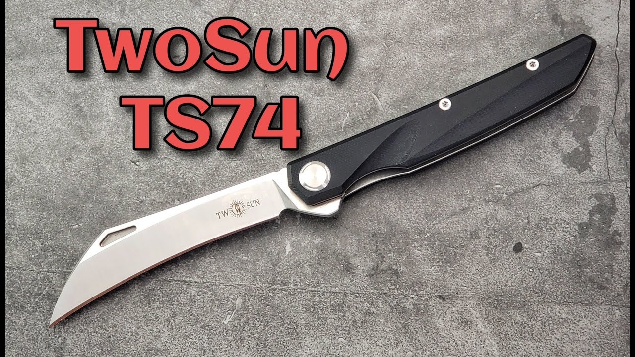 TwoSun TS74: An Original Front /Back Flipper Claw Knife - YouTube