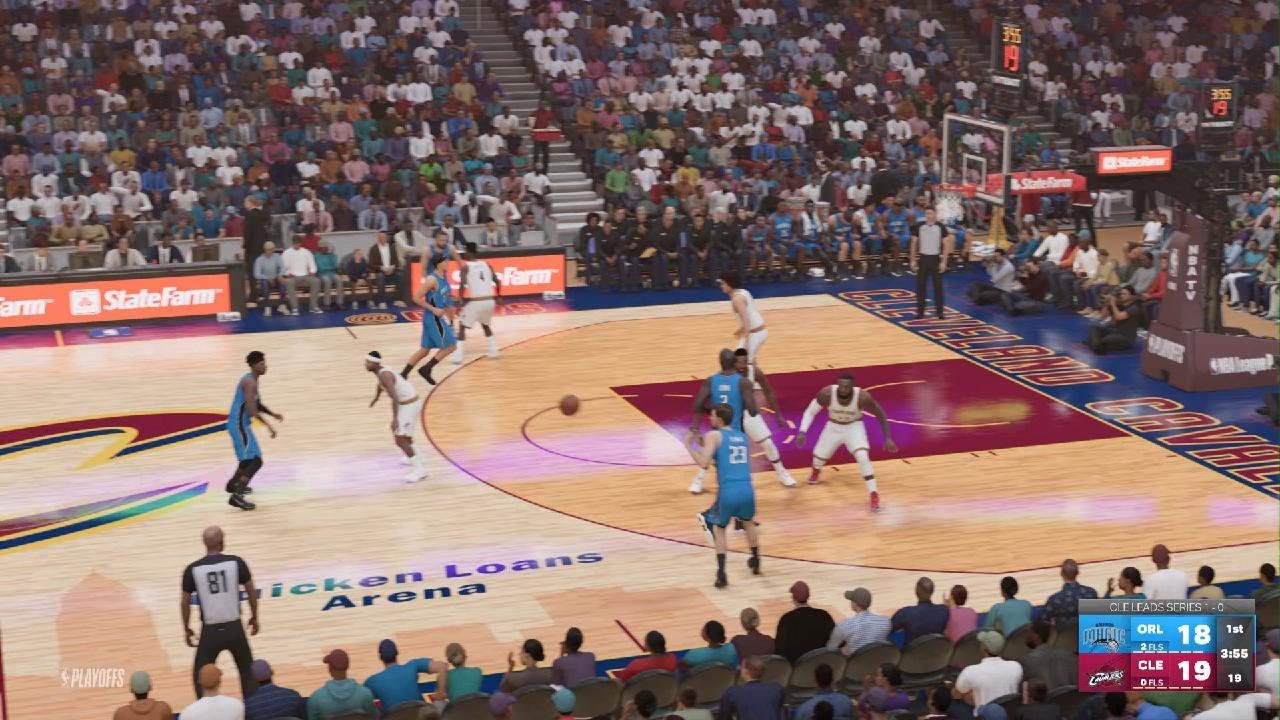 NBA 2K ERA FRANCHISE 2016 Playoffs Game 2 Orlando at Cleveland - YouTube