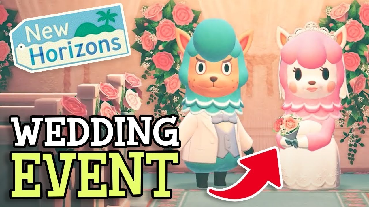 ANIMAL CROSSING NEW HORIZONS JUNE BRIDE WEDDING EVENT EARLY - YouTube