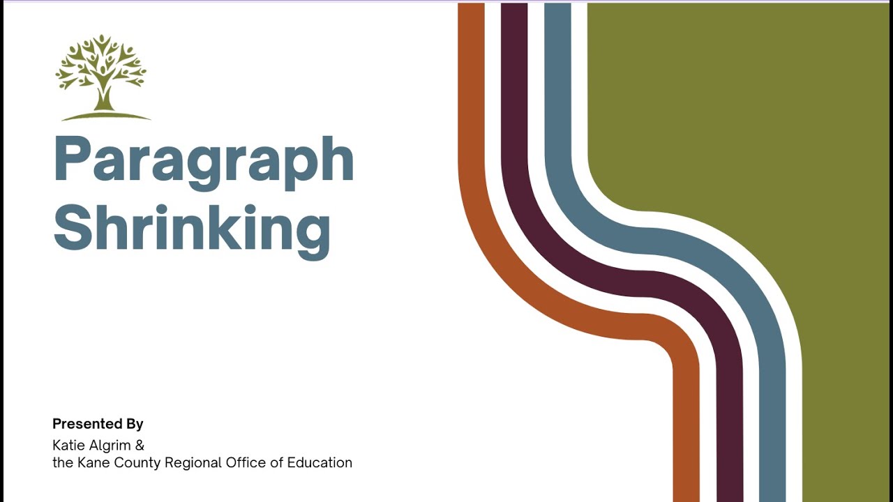 Paragraph Shrinking - YouTube