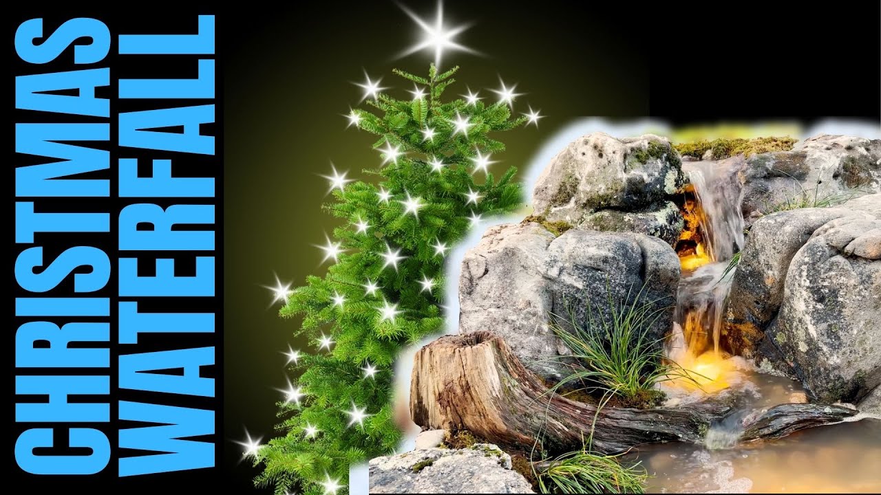 Tiny Waterfall Big Boulders | Christmas Waterfall For My Son - YouTube
