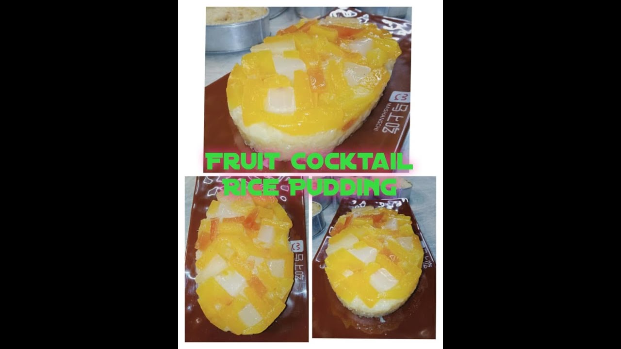 Fruit Cocktail Rice Pudding I Negosyo Recipe by Ruthie - YouTube