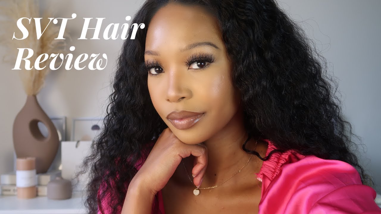 BIG CURLY HAIR FOR THE WIN FT SVT HAIR // THUTO MAPHALA - YouTube