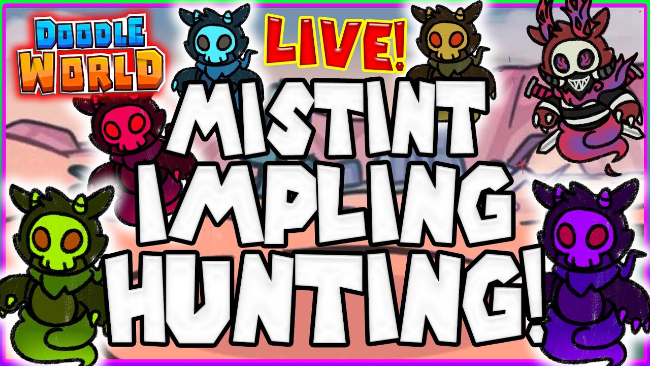 🔴 LIVE! MisTint Impling Hunting! Also Recolor Giveaway's! Doodle World ...