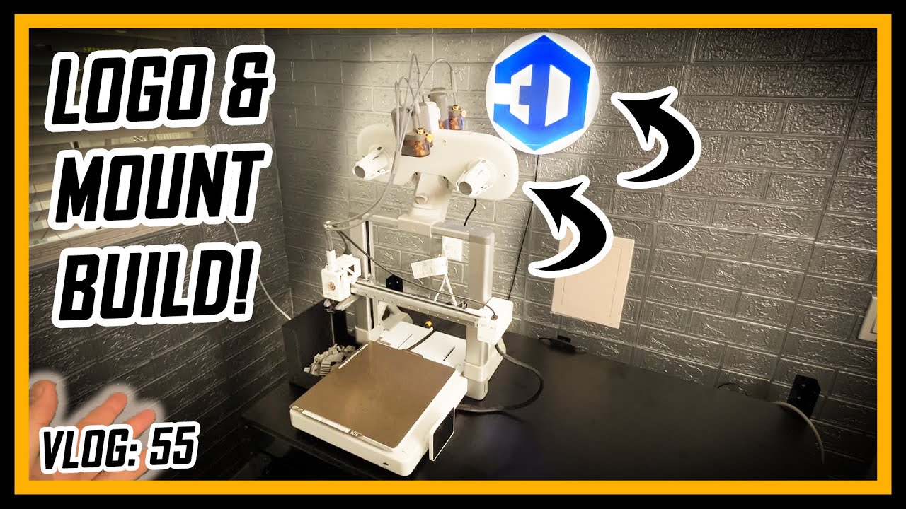 DIY 3D Print: Light Up Logo & AMS Mount Installation! - YouTube