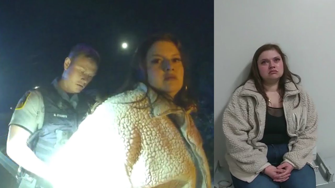 Drunken Driver Nearly Collides Head-On With Police Car Before DWI Arrest - YouTube