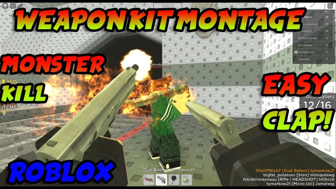 Roblox kill montage - YouTube
