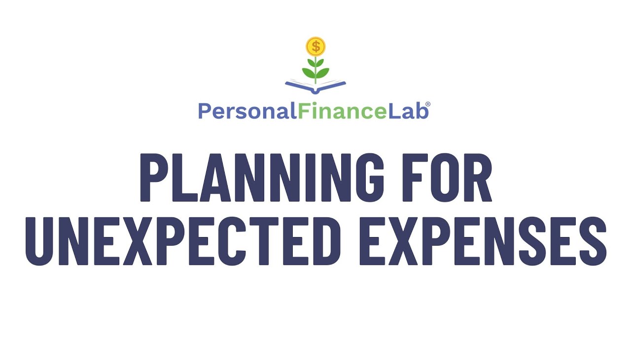 Planning for unexpected expenses - YouTube
