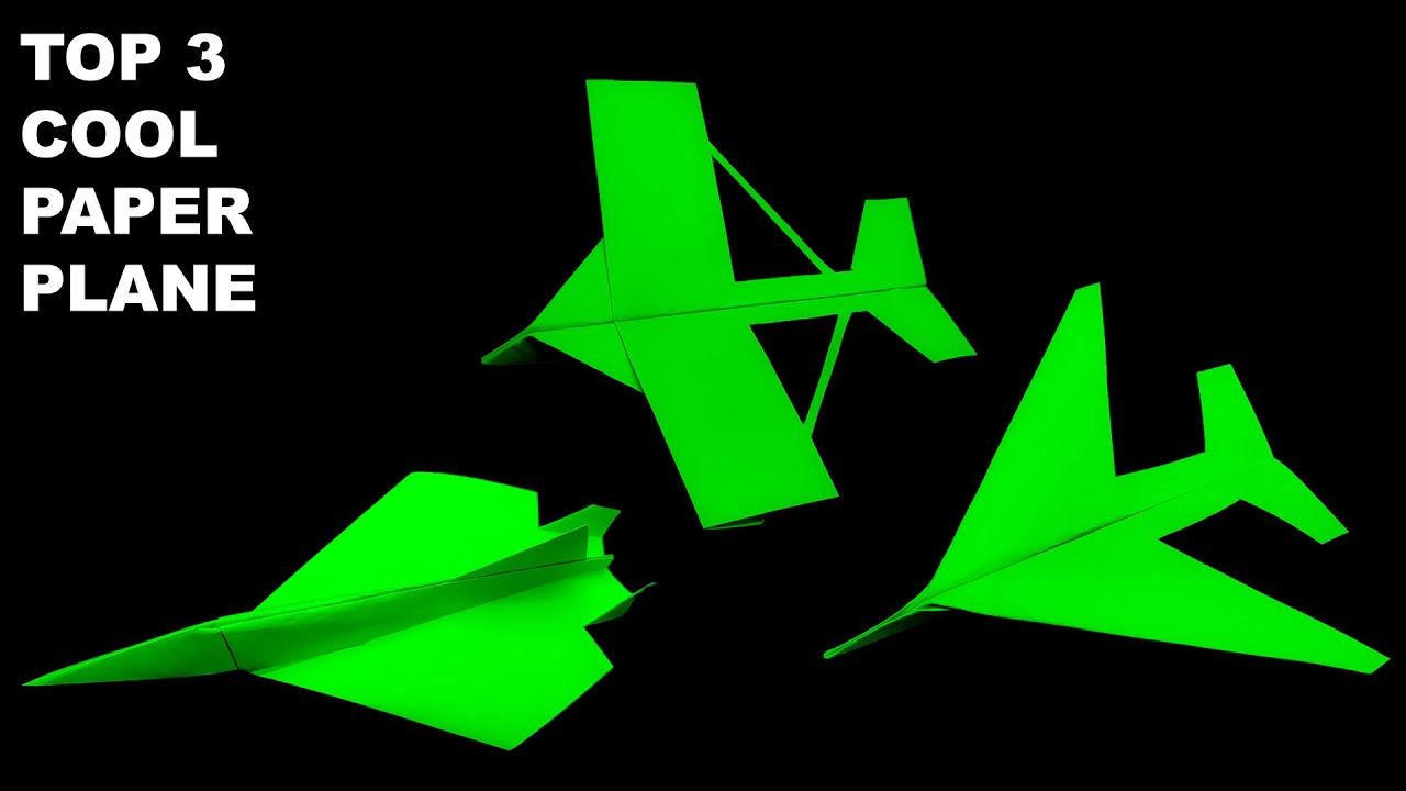 How To Make The WORLD RECORD PAPER AIRPLANE | Folding a boomerang paper ...