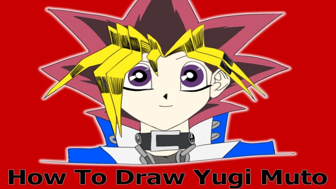 How To Draw Yugi Muto - Quick Paint - YouTube