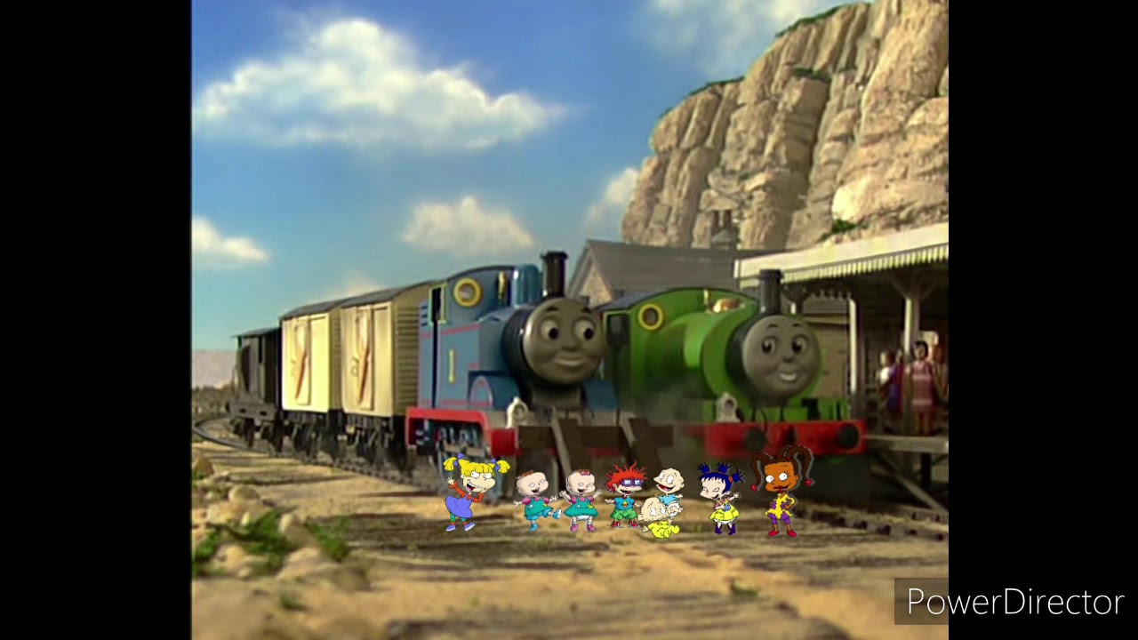 Thomas & Percy meets the Rugrats at Norramby Beach - YouTube