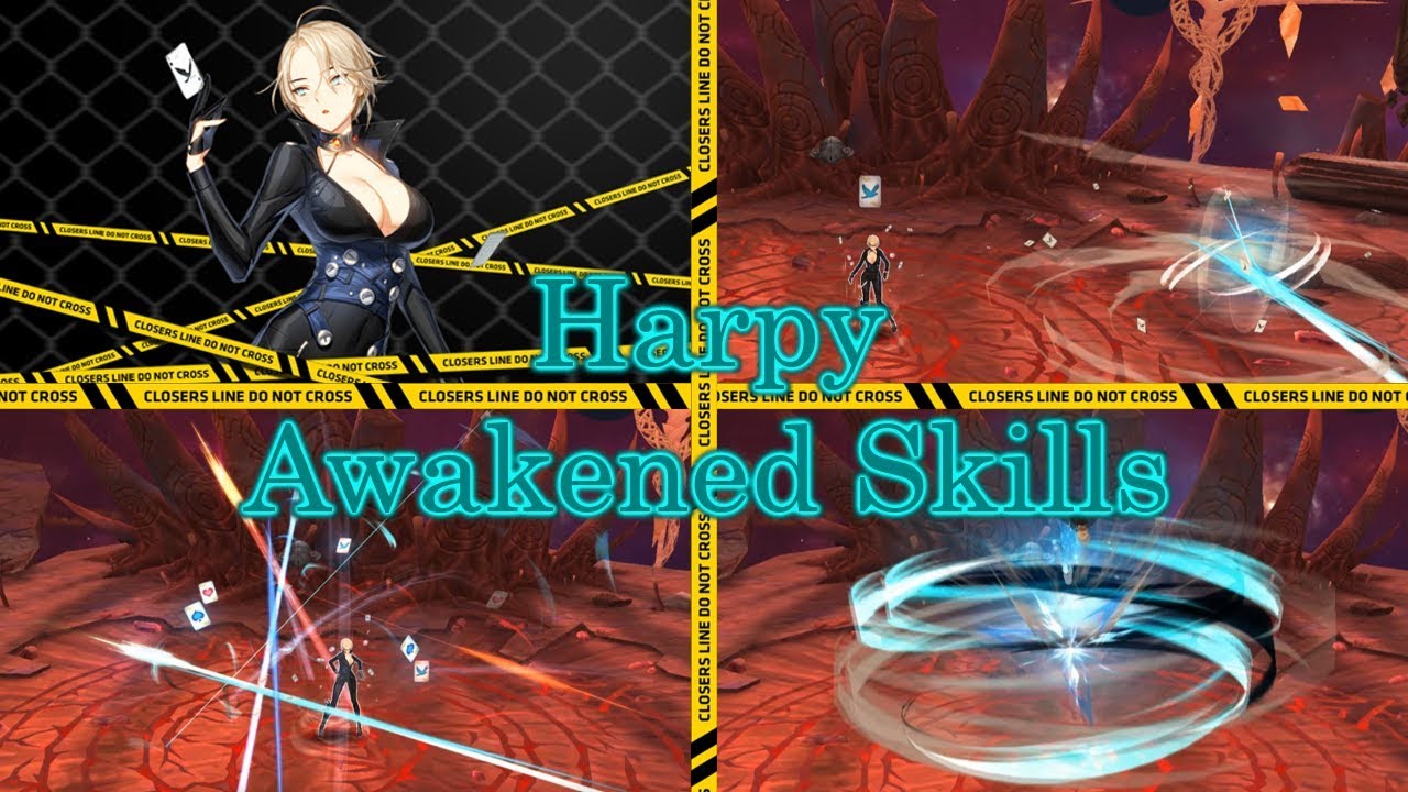 Closers - Harpy Awakened Skills - YouTube