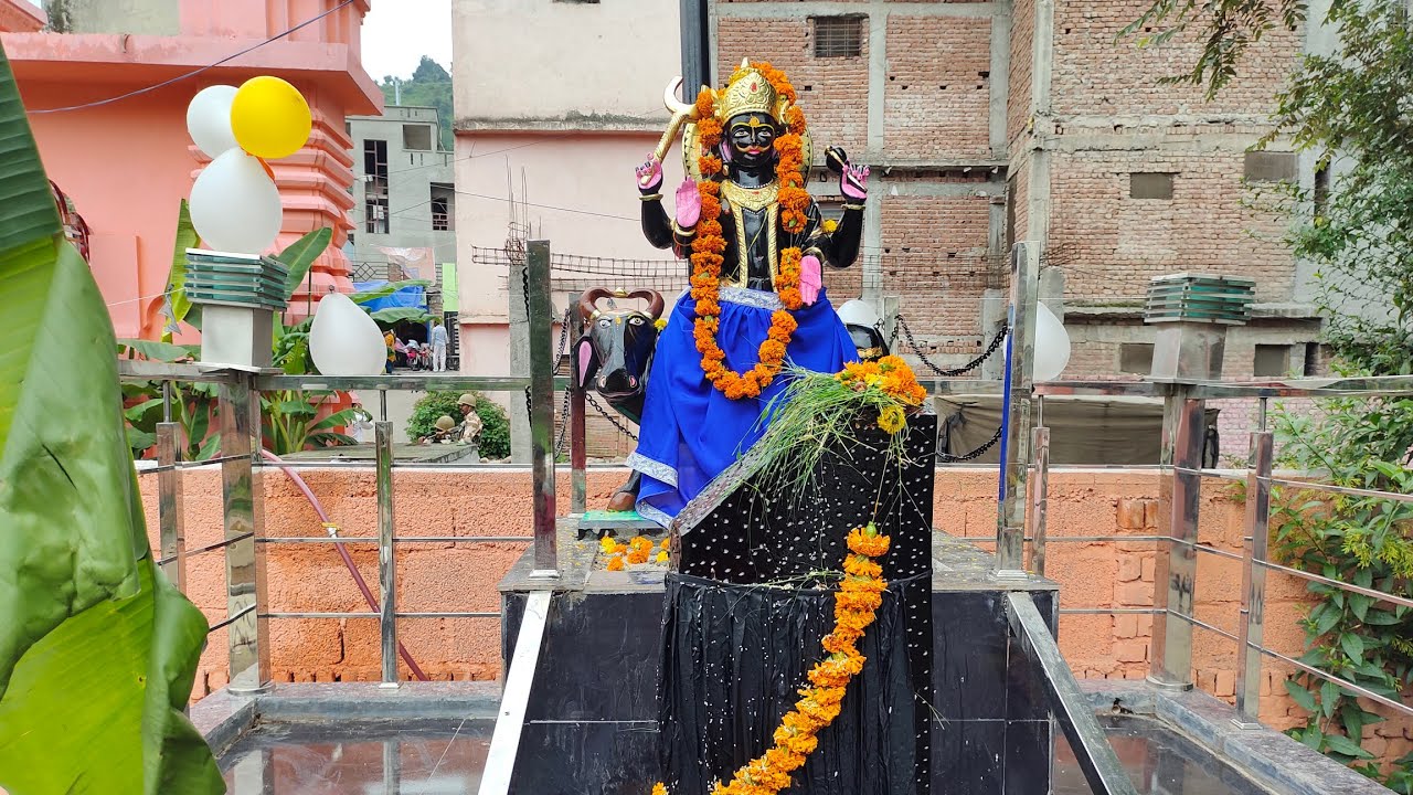 MENDHAR: Murti and Shila Sthapana Shani Dev ji At Hanuman Mandir ...