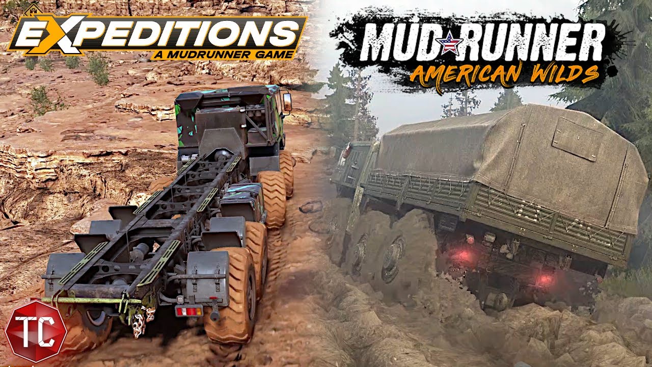 EXPEDITIONS (2024) vs MudRunner (2017) GAMEPLAY COMPARISON! Graphics, Sound, Atmosphere & MORE ...