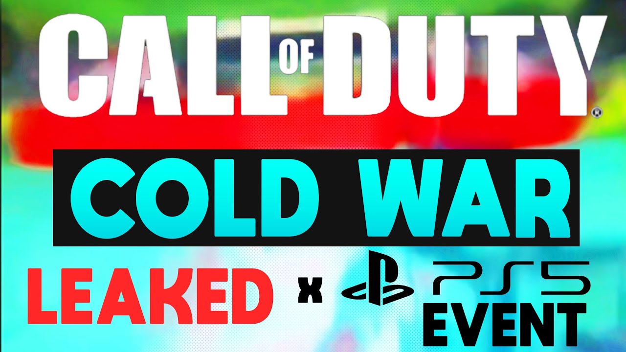 PS5 GAMEPLAY REVEAL & COD 2020 Cold War REVEAL THIS WEEK! PlayStation 5 ...