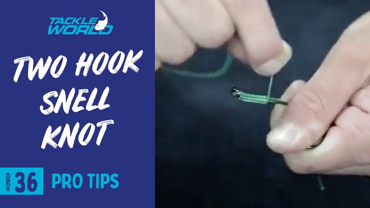 How To Tie a Two Hook Snell Rig - YouTube