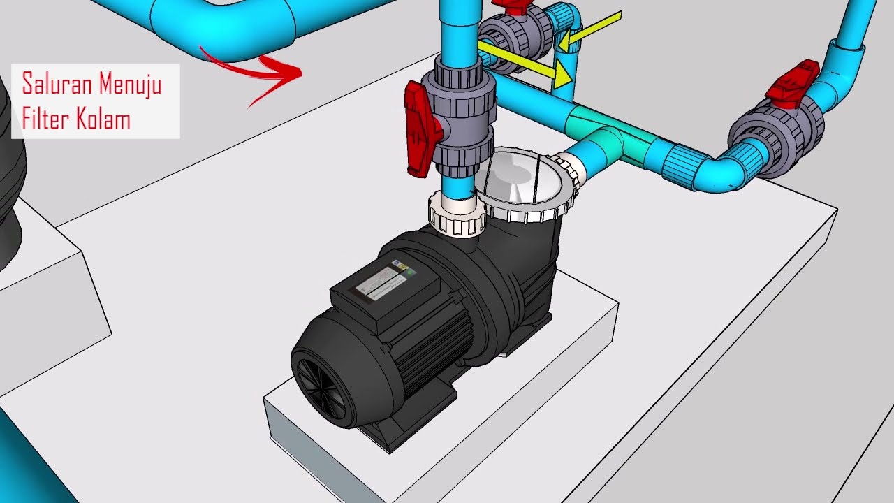INSTALASI POMPA KOLAM RENANG - YouTube