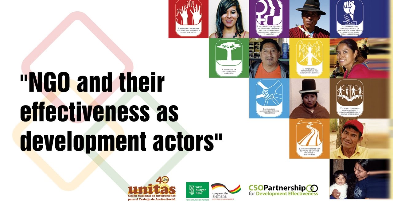 NGO and their effectiveness as development actors - YouTube