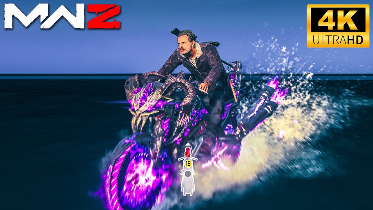 RICK GRIMES in Сall of Duty MW3 Zombies 4K Gameplay (No Commentary ...