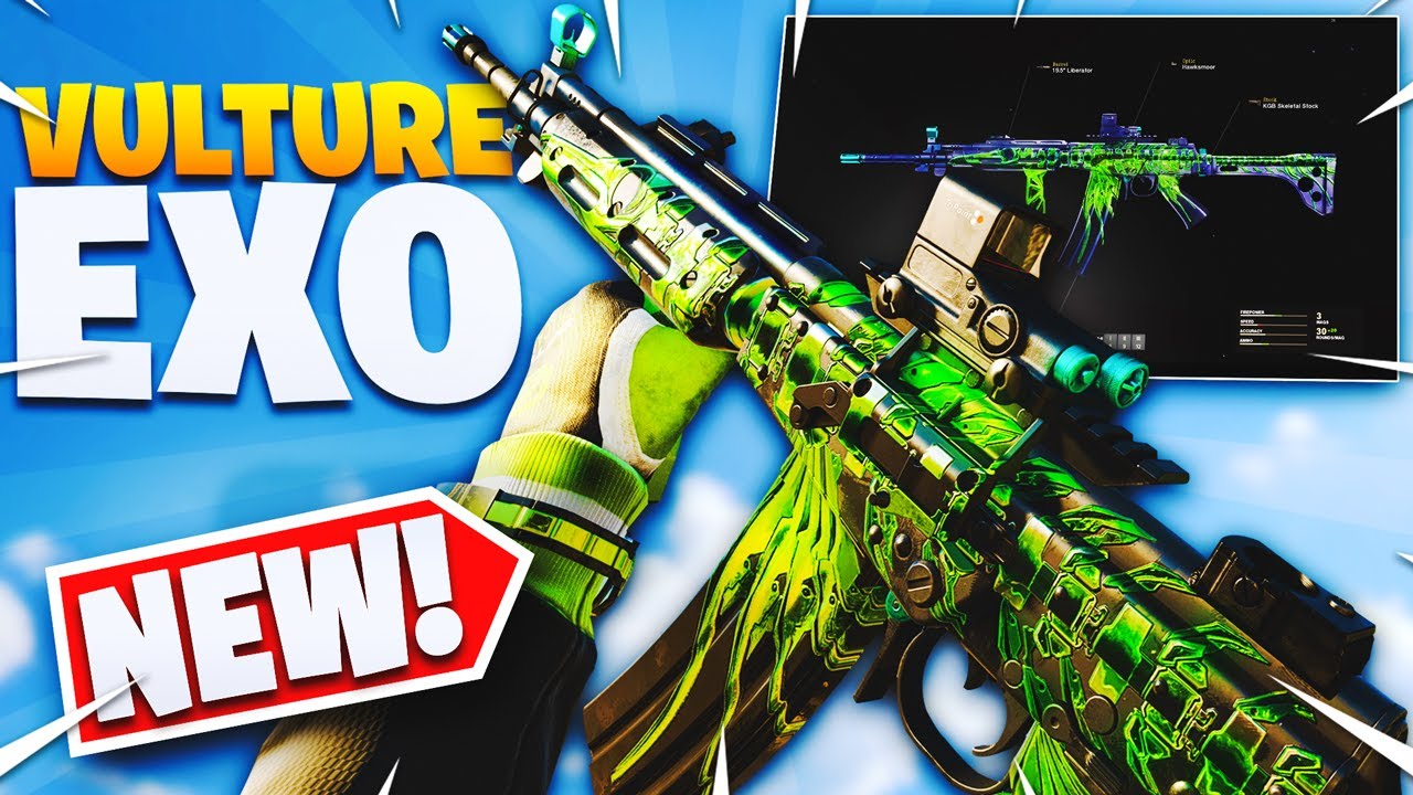 *NEW* VULTURE EXO FARA 83 REACTIVE CAMO BLUEPRINT IN BLACK OPS COLD WAR ...